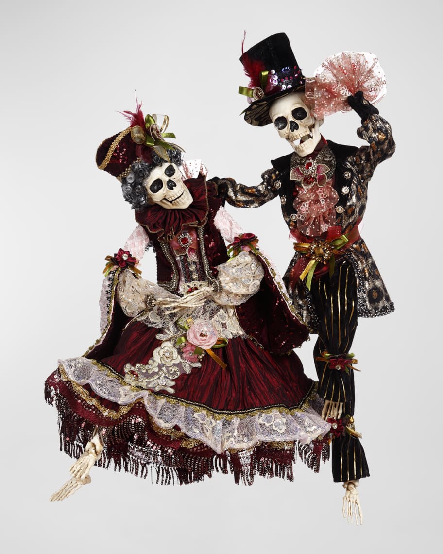 Mark Roberts Dancing Divine Skeletons, Set of 2 - 32" | Neiman Marcus