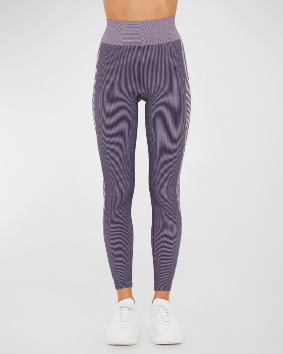 The Upside Ribbed Seamless 25" Midi Pants | Neiman Marcus