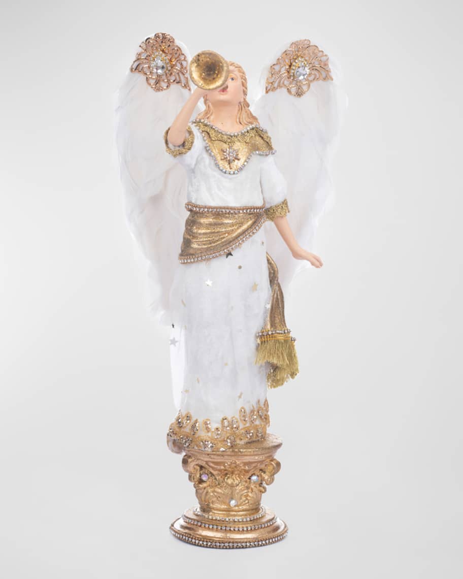 Katherine's Collection Heralding Angel Tabletop Christmas Decoration ...