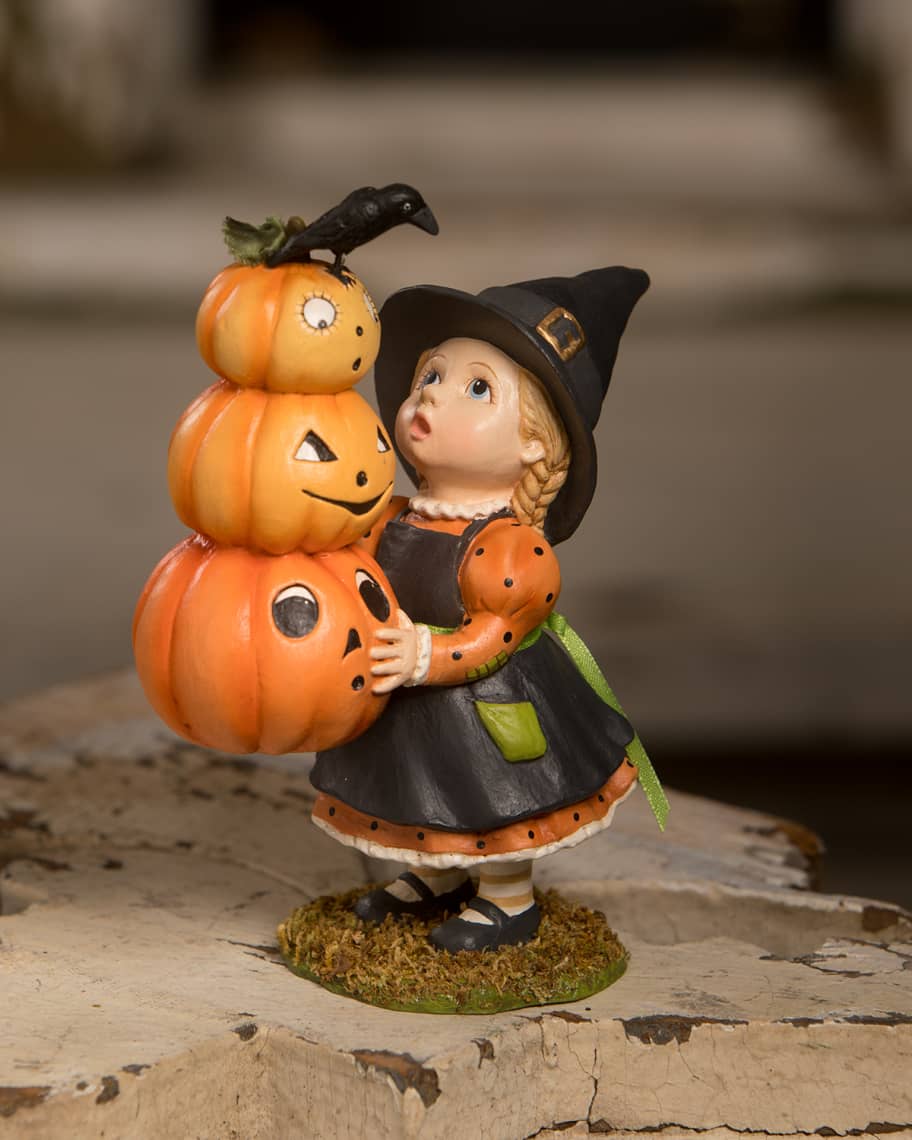 Bethany Lowe Pumpkin Patch Pippa Halloween Figure | Neiman Marcus