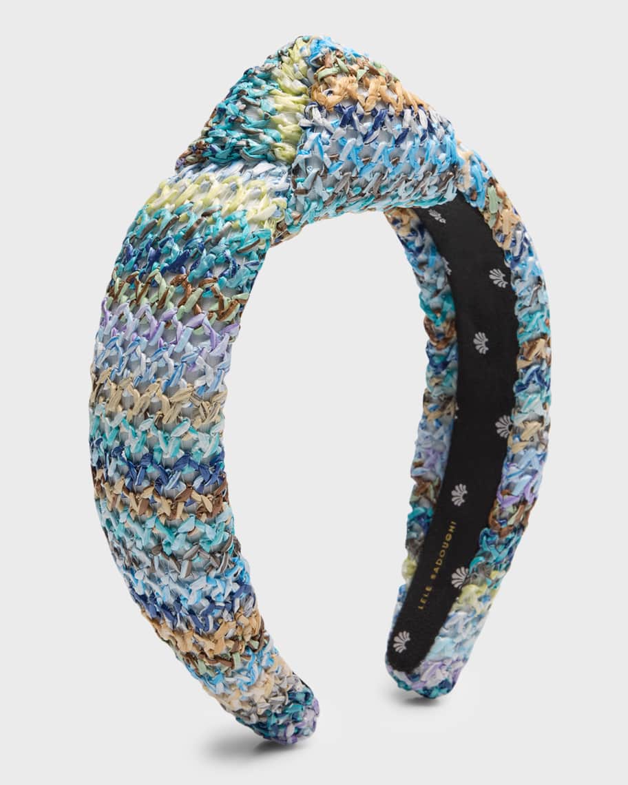 Lele Sadoughi Multicolor Knotted Headband | Neiman Marcus