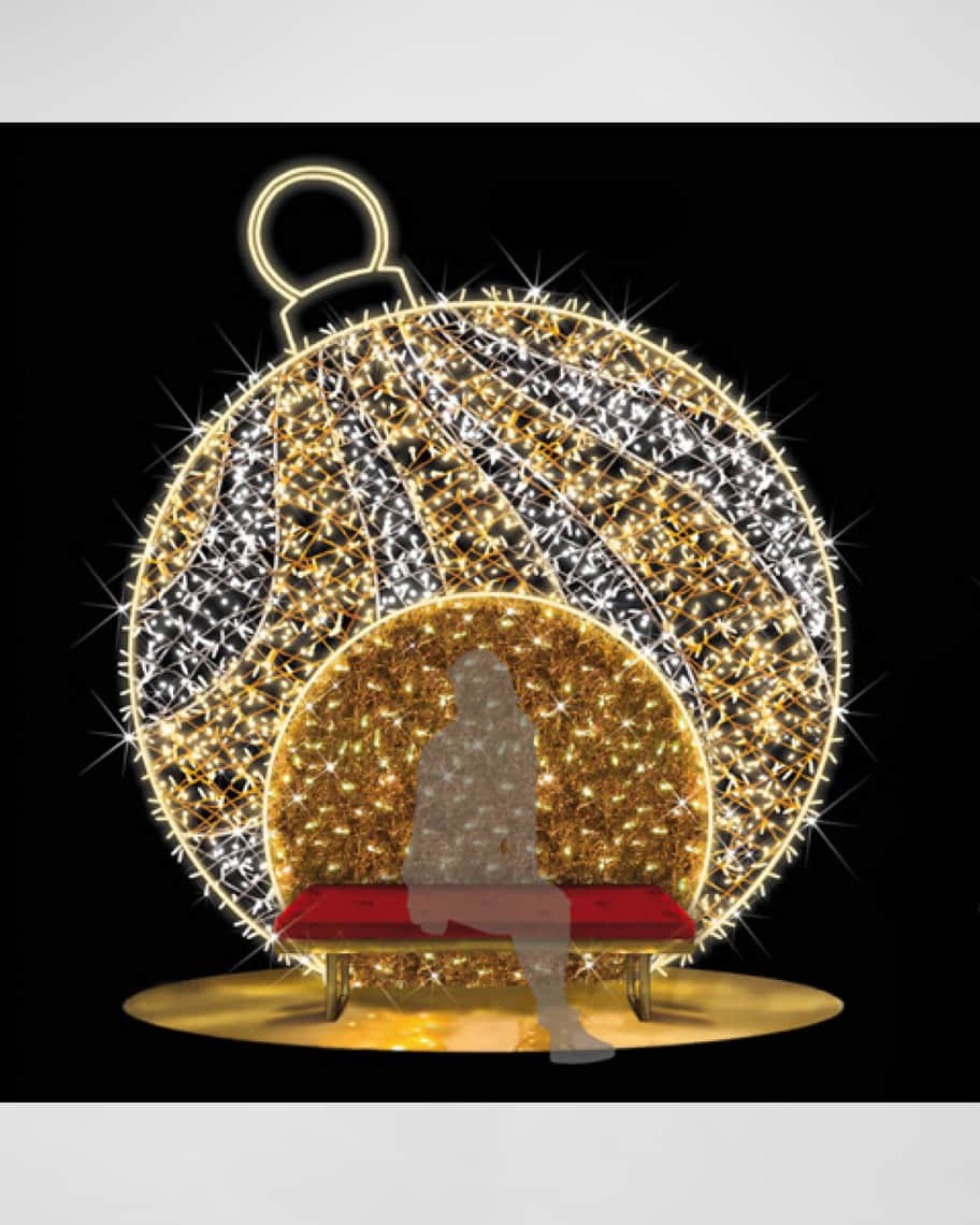 Barcana 8'6" 2D Sit-In Christmas Ornament with Swirls | Neiman Marcus