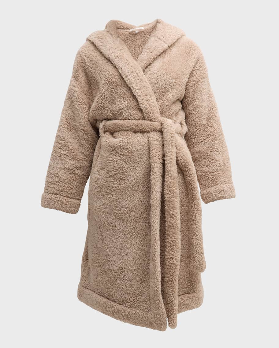Skin Wyleen Hooded Fuzzy Robe | Neiman Marcus