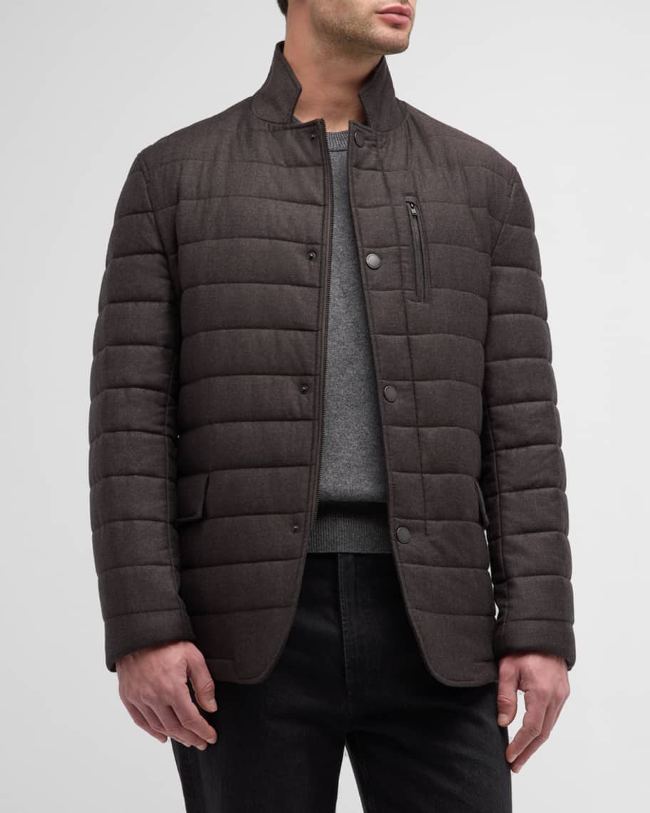 Rodd & Gunn Men's The Esplanade Wool Quilted Jacket | Neiman Marcus