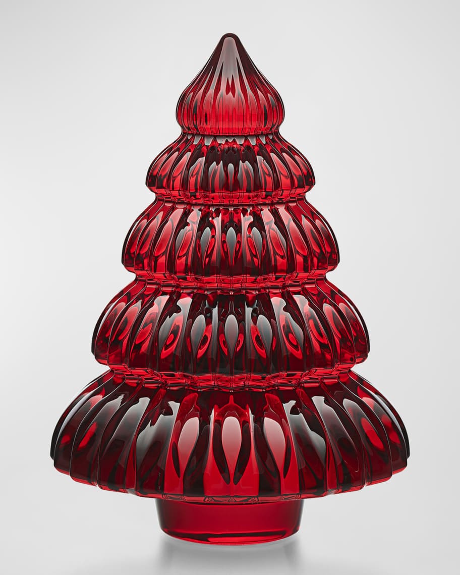 Baccarat Red Christmas Tree Decoration | Neiman Marcus