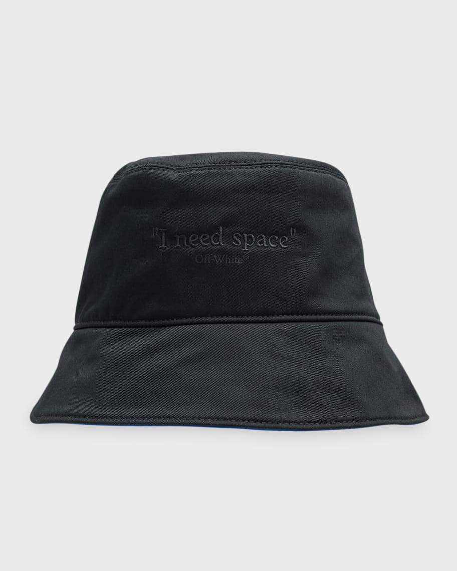 Off-White Men's Reversible Give Me Space Bucket Hat | Neiman Marcus