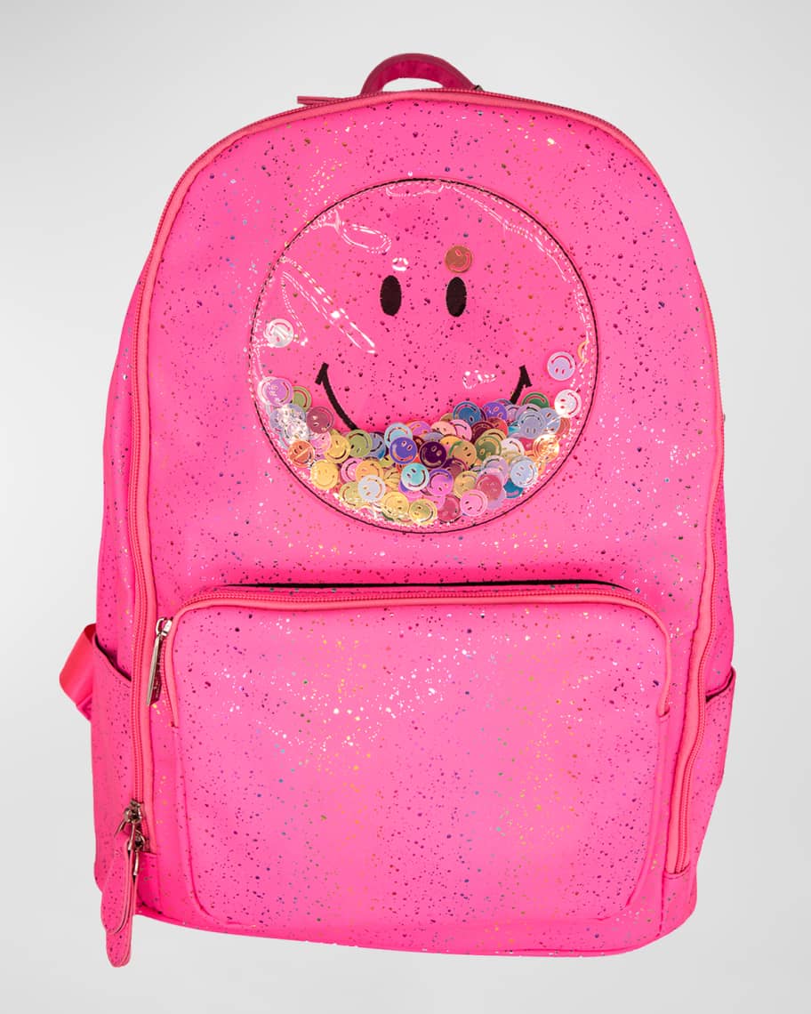 Bari Lynn hot pink glitter smile face to play into barbie bottom willl ...