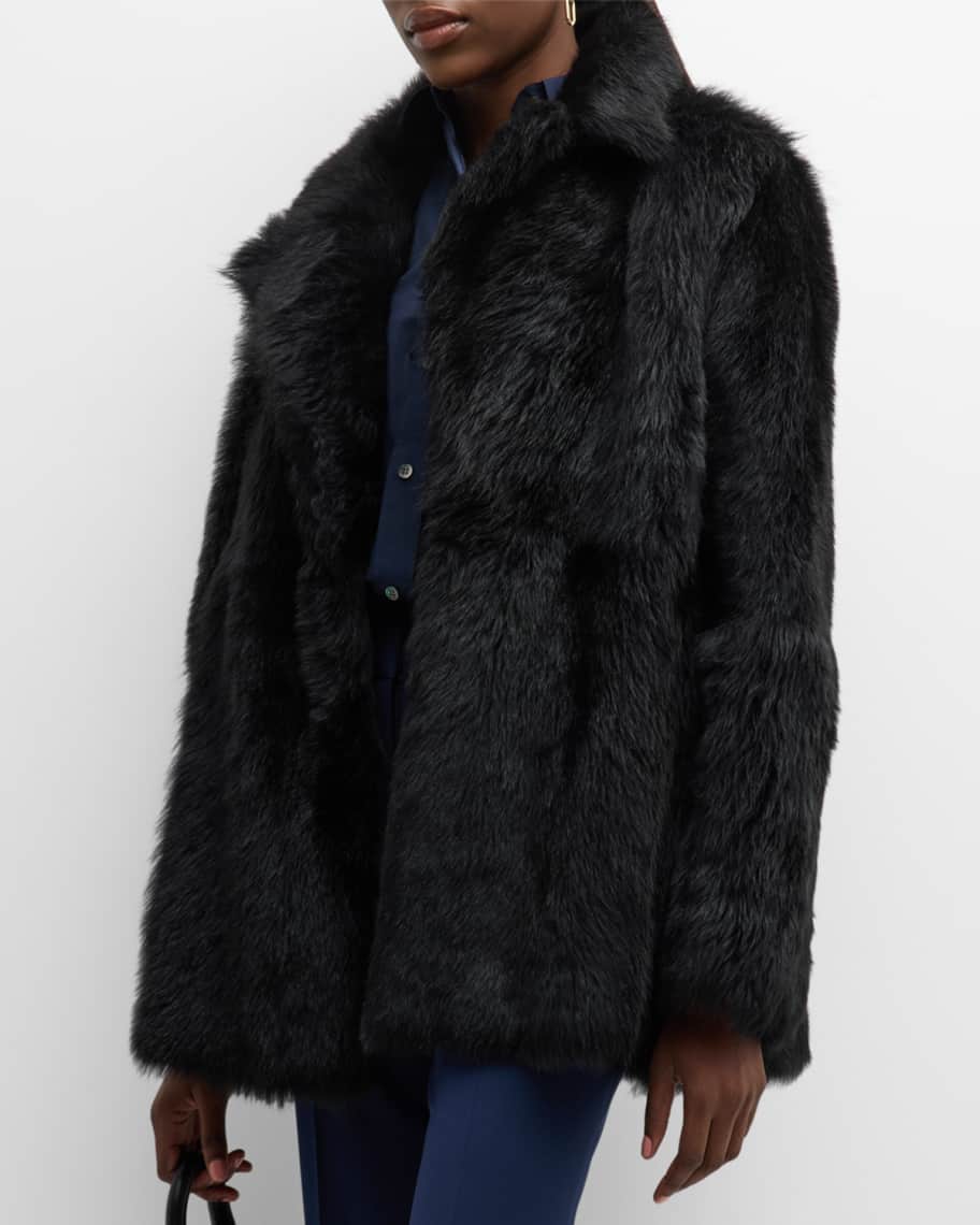 Kobi Halperin Toby Notched-Collar Shearling Coat | Neiman Marcus