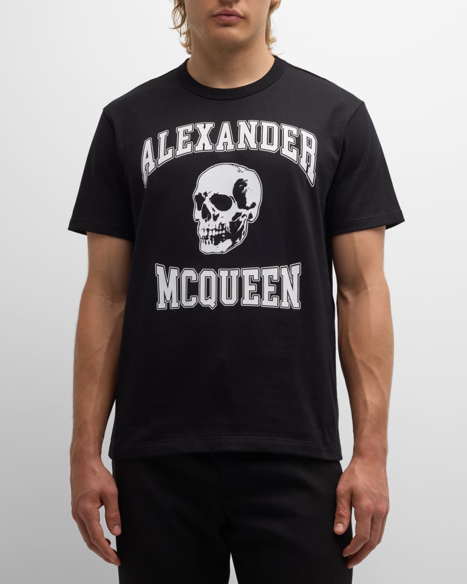 McQueen Men's Skull Logo T-Shirt | Neiman Marcus
