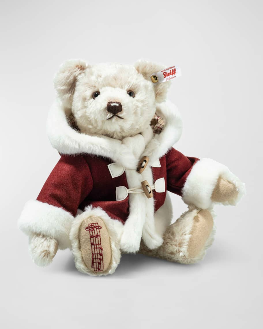 Steiff Christmas Teddy with Coat | Neiman Marcus
