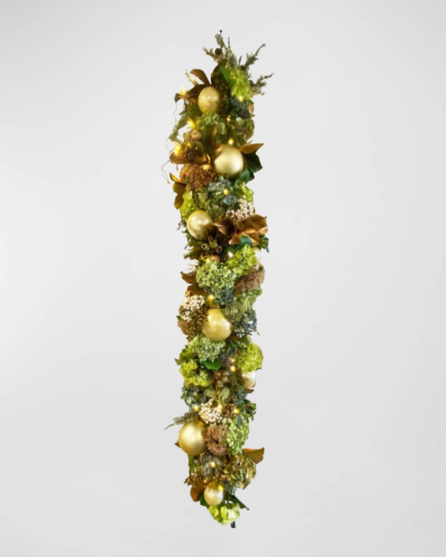 Winward Home 7.5' Deluxe Display Garland | Neiman Marcus