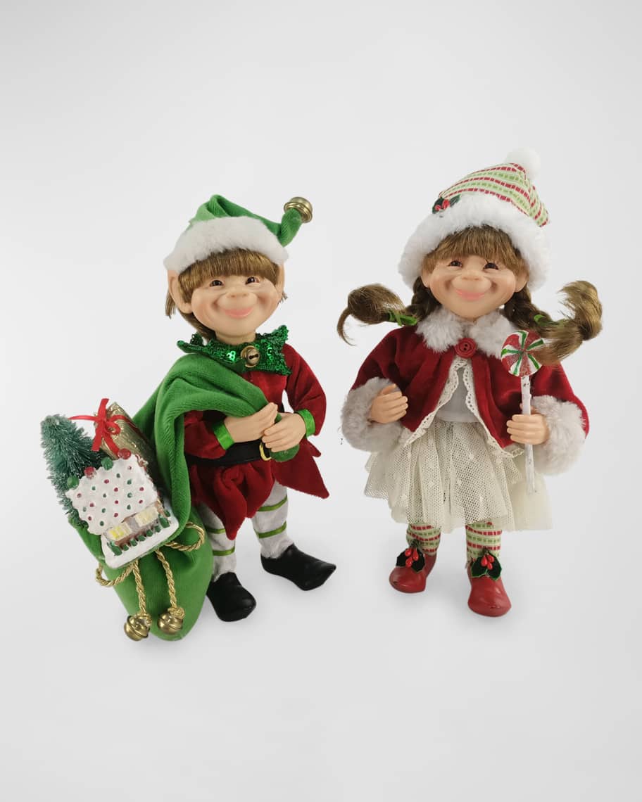 Karen Didion Originals Special Delivery Elf, Set of 2 | Neiman Marcus