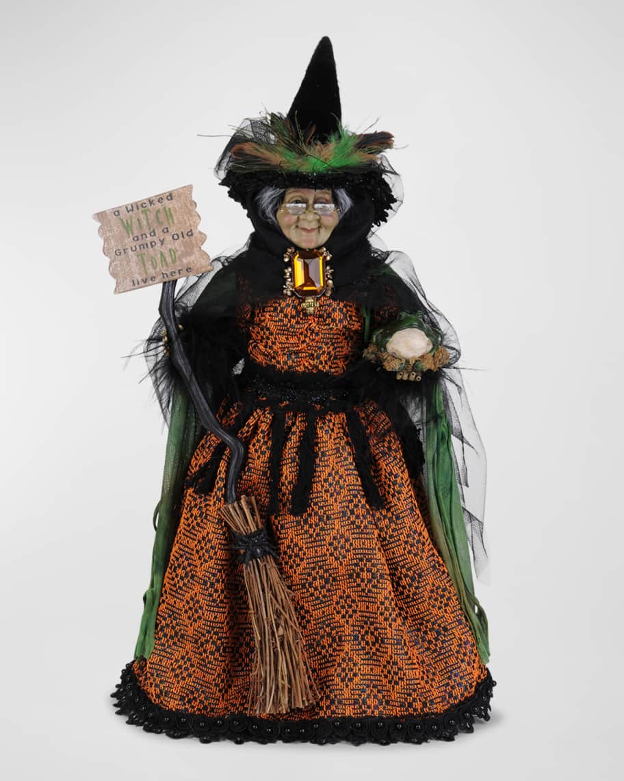 Karen Didion Originals Grumpy Toad Witch | Neiman Marcus