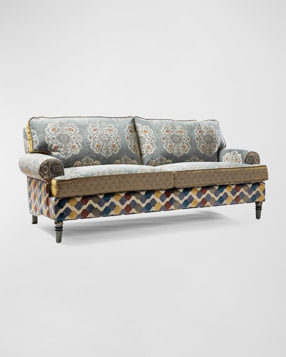 MacKenzie-Childs Cobblestone Sofa | Neiman Marcus