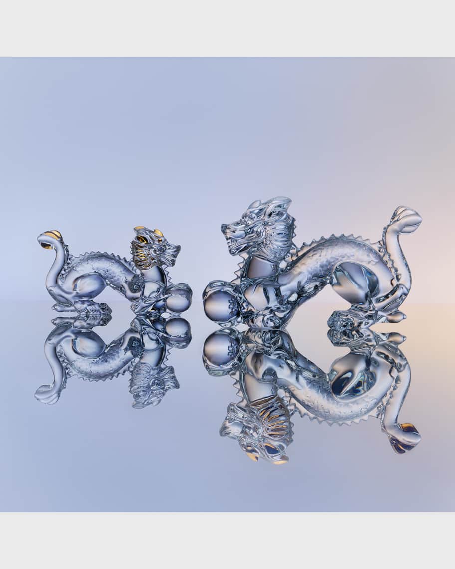 Baccarat Clear Dragon Figurine | Neiman Marcus