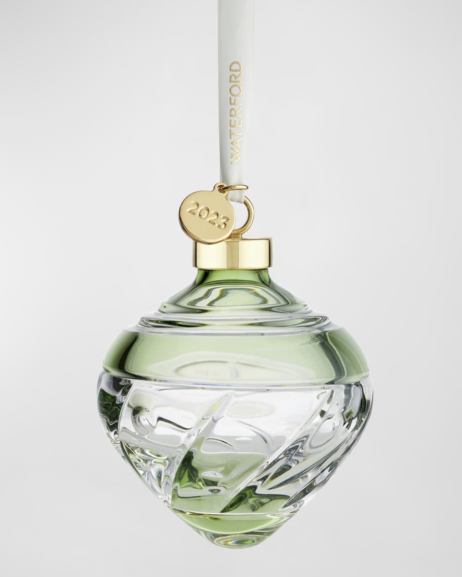 Waterford Crystal Winter Wonders Mistletoe Bauble Christmas Ornament ...