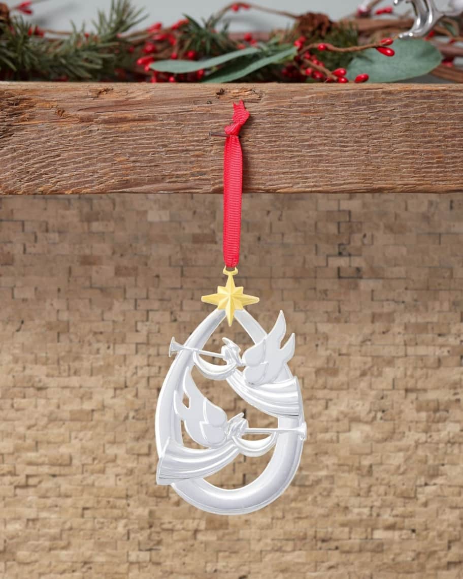 Nambe Glorious Angels Ornament | Neiman Marcus