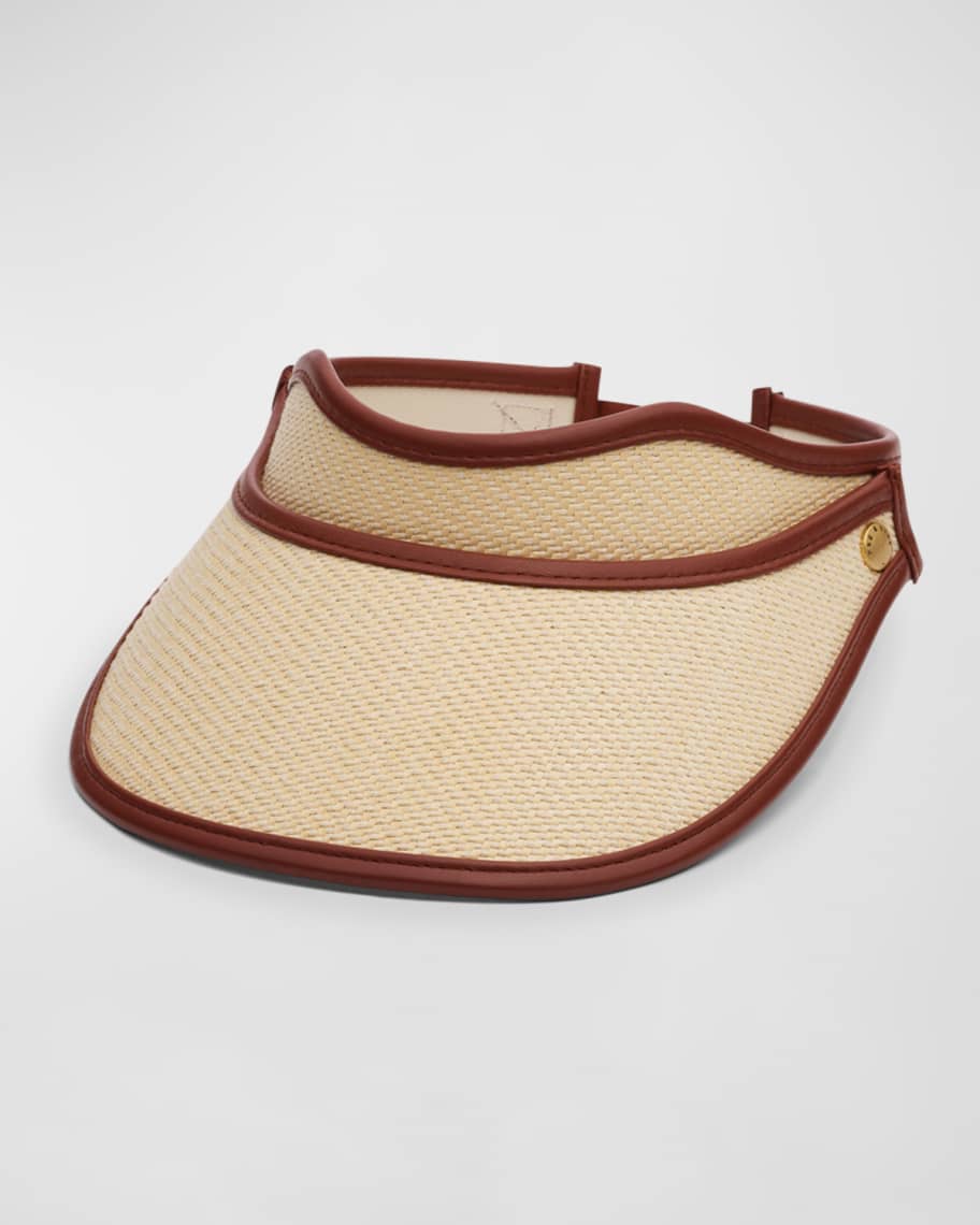 Rag & Bone Isla Wide-Brim Visor | Neiman Marcus