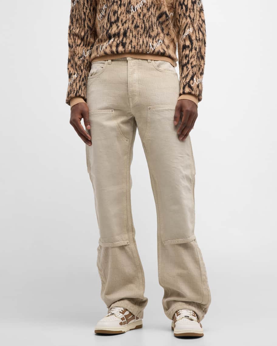 Amiri Men's Repeat-Logo Carpenter Jeans | Neiman Marcus