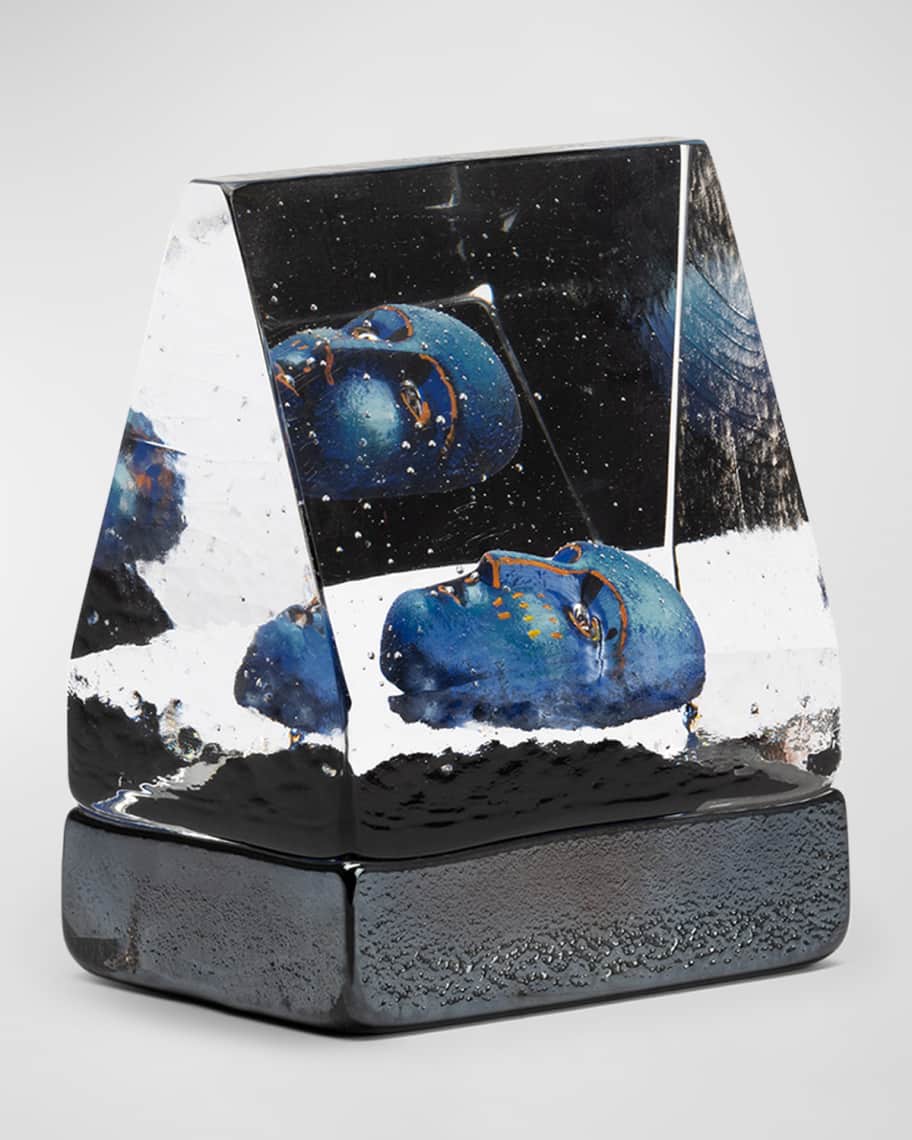 Kosta Boda Black Elements House of Mystery, Blue | Neiman Marcus