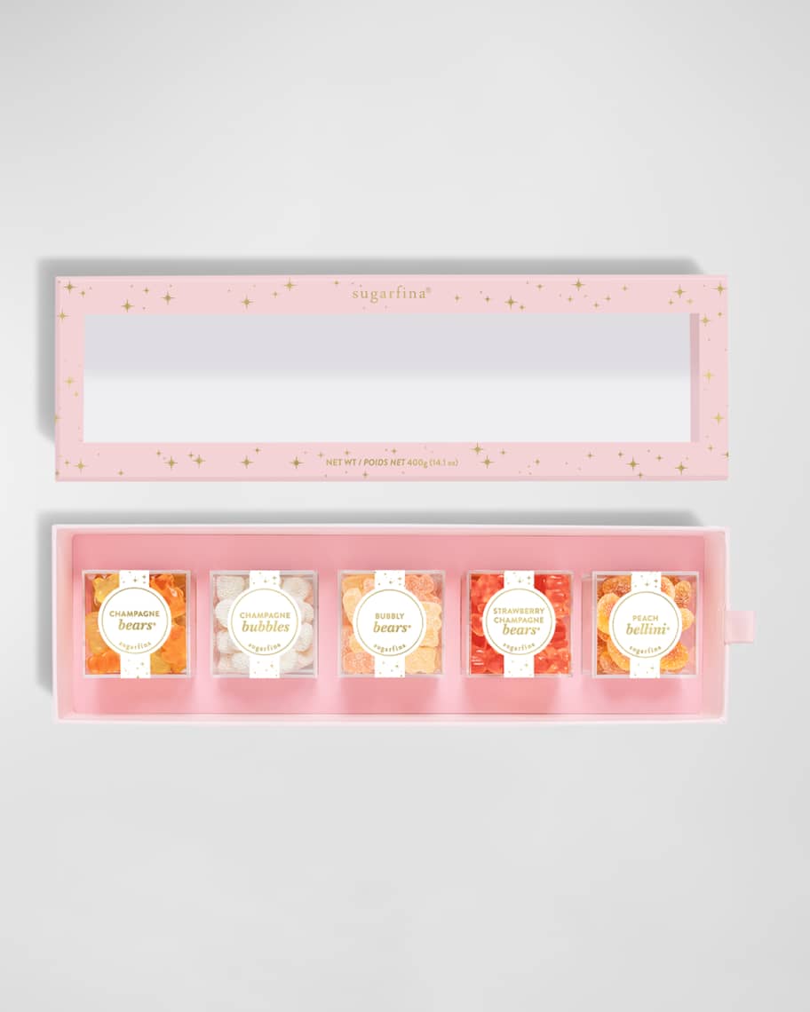 Sugarfina Champagne Flight 5-Piece Candy Bento Box | Neiman Marcus