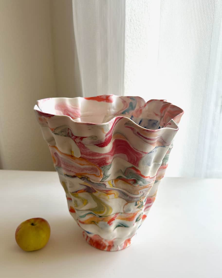 Luisa Maisel Colorful Confinement Medium Matte Vase 30 Neiman Marcus