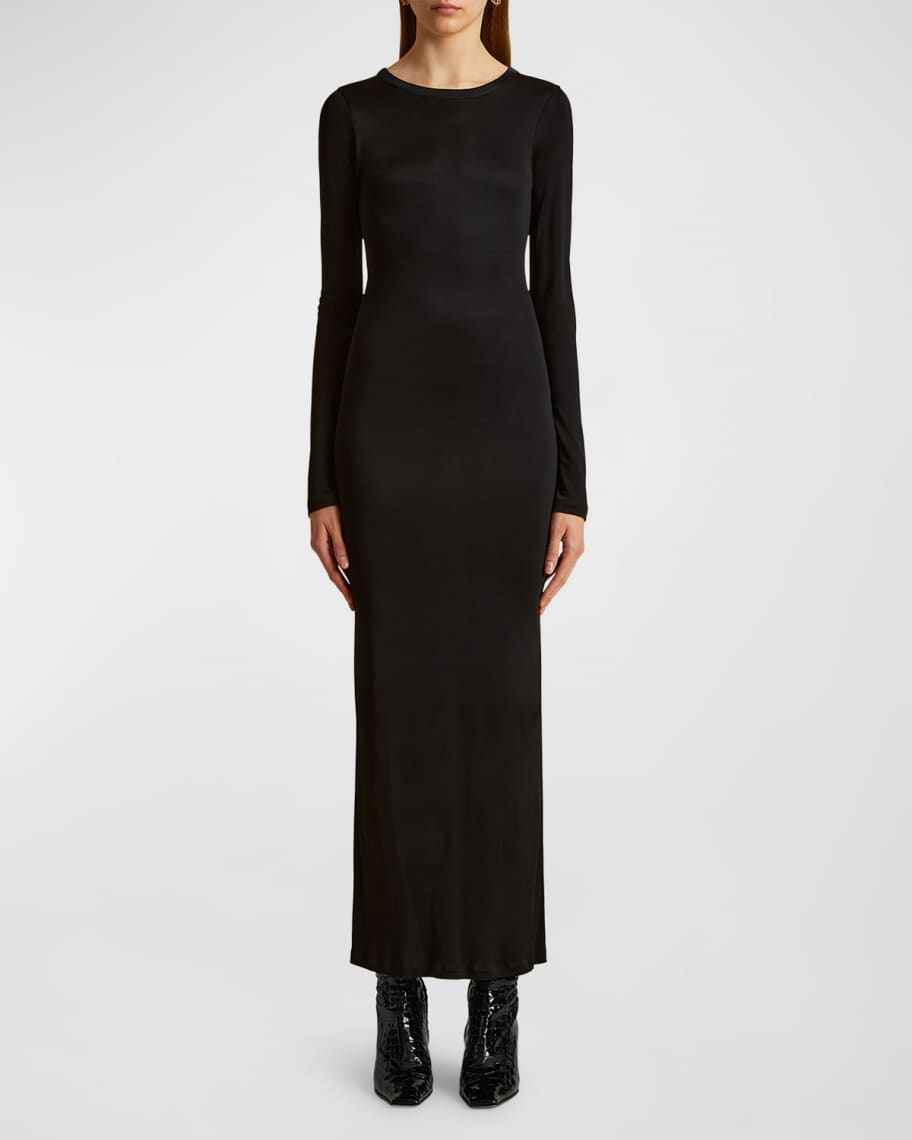 Khaite Bayra Column Maxi Dress | Neiman Marcus