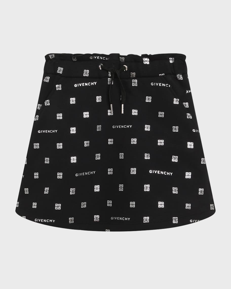 Givenchy FLEECE SKIRT W 4G SILVER PRINT | Neiman Marcus