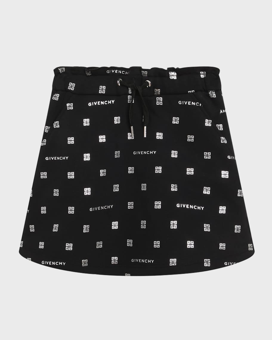 Givenchy FLEECE SKIRT W 4G SILVER PRINT | Neiman Marcus