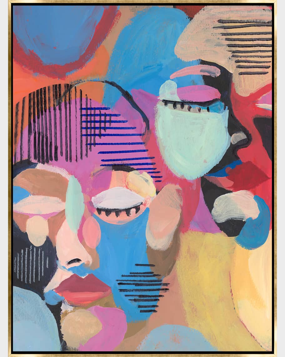 "Playful I" Framed Giclee by Fern Cassidy | Neiman Marcus