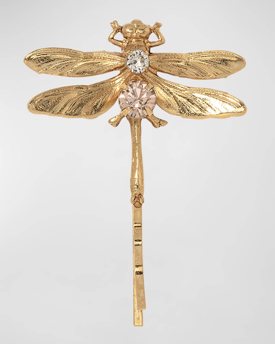 Jennifer Behr Emery Embellished Dragonfly Bobby Pin | Neiman Marcus