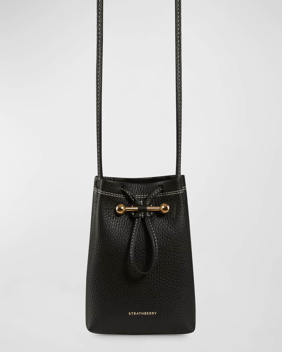 STRATHBERRY Osette Drawstring Pouch Bucket Bag | Neiman Marcus