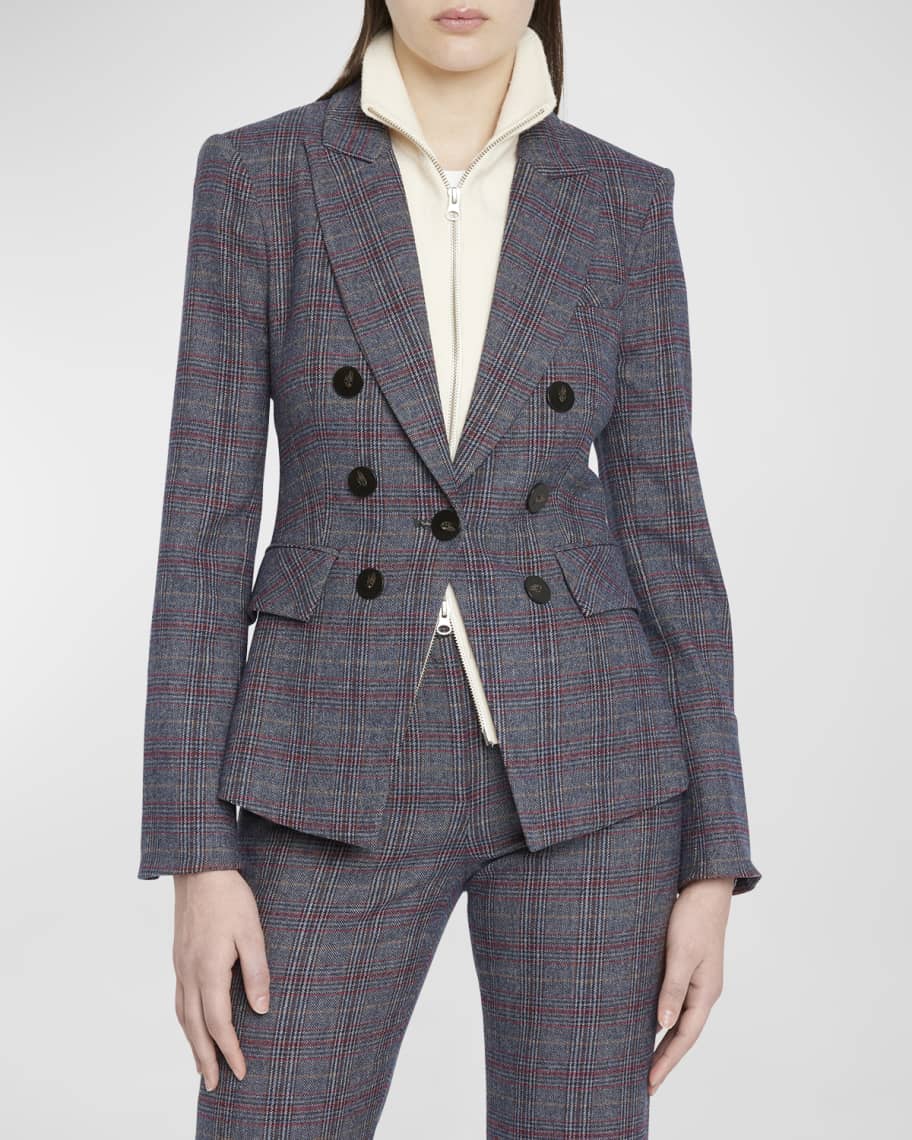 Veronica Beard Lawrence Plaid Dickey Jacket | Neiman Marcus