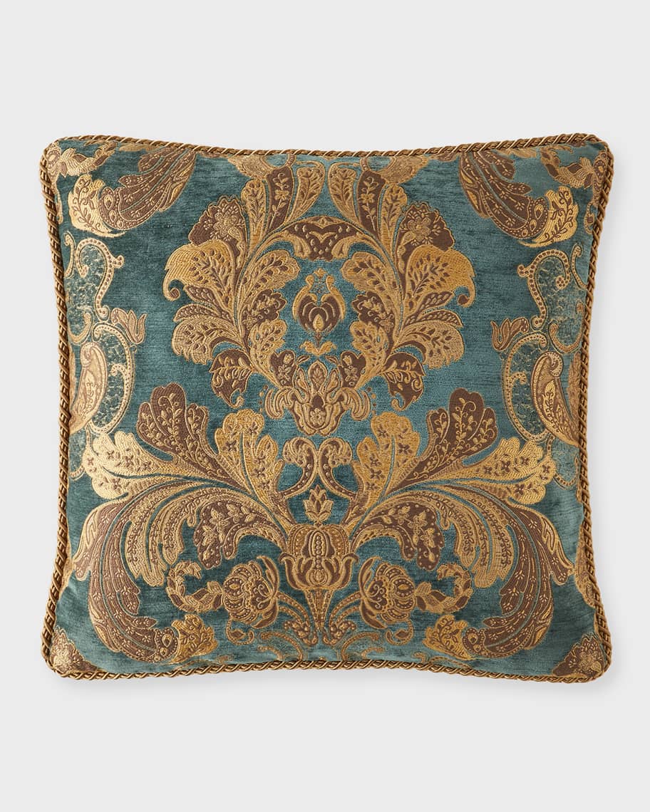 Austin Horn Collection Harlow Pillow, 20" Square | Neiman Marcus