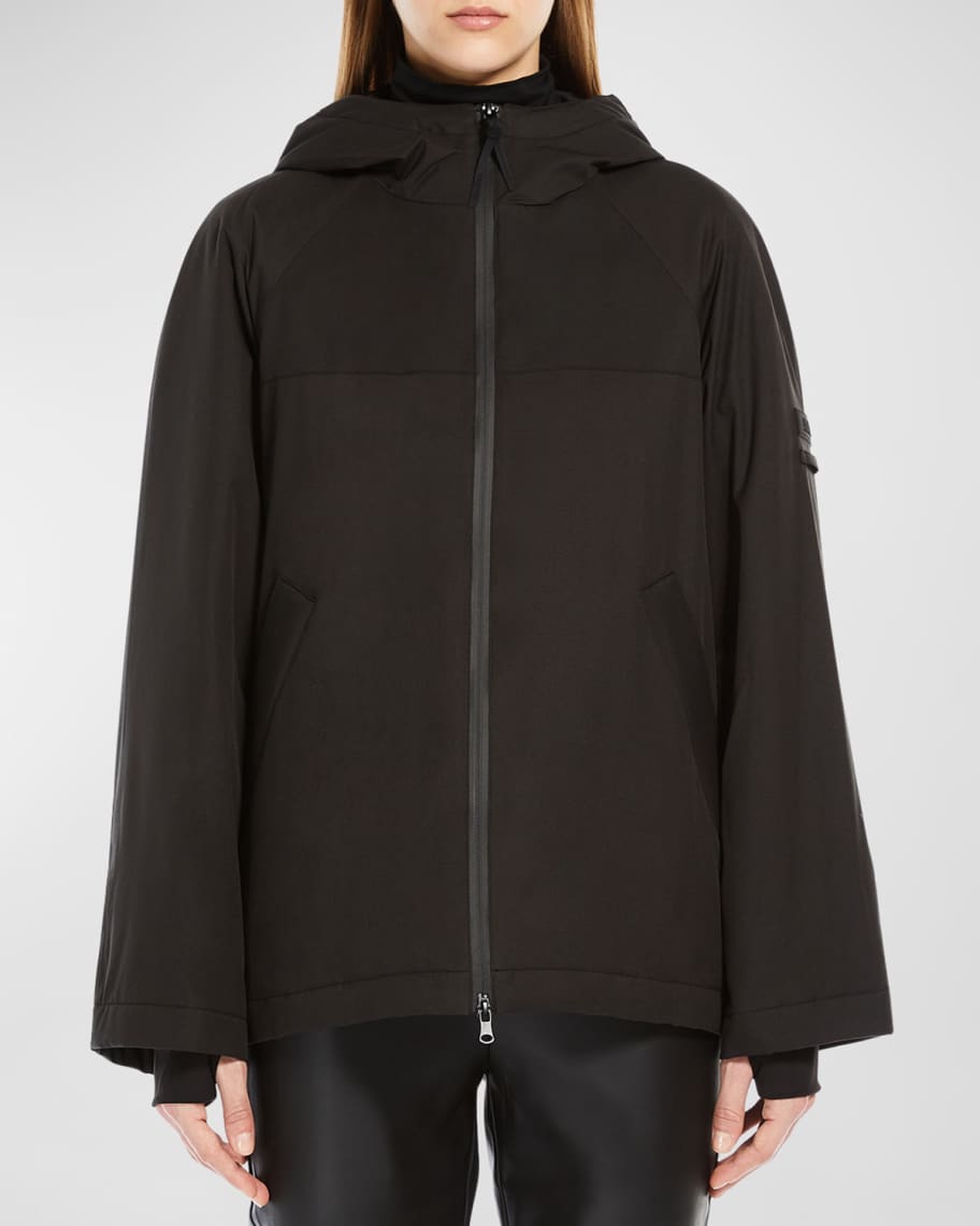 Max Mara Leisure Hooded Raglan-Sleeve Raincoat | Neiman Marcus