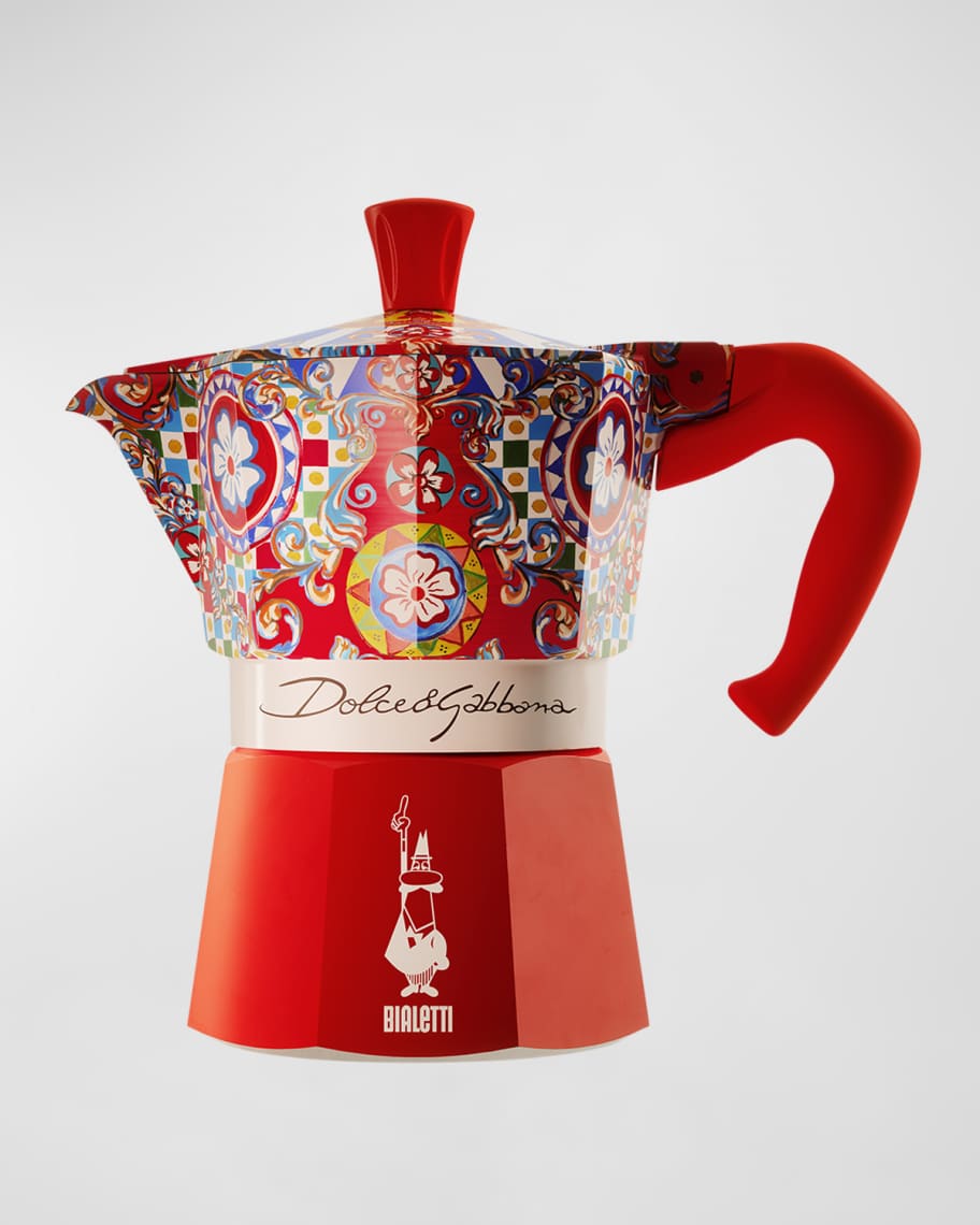 Bialetti x Dolce&Gabbana x Bialetti Moka Express 3-Cup Stovetop Coffee ...