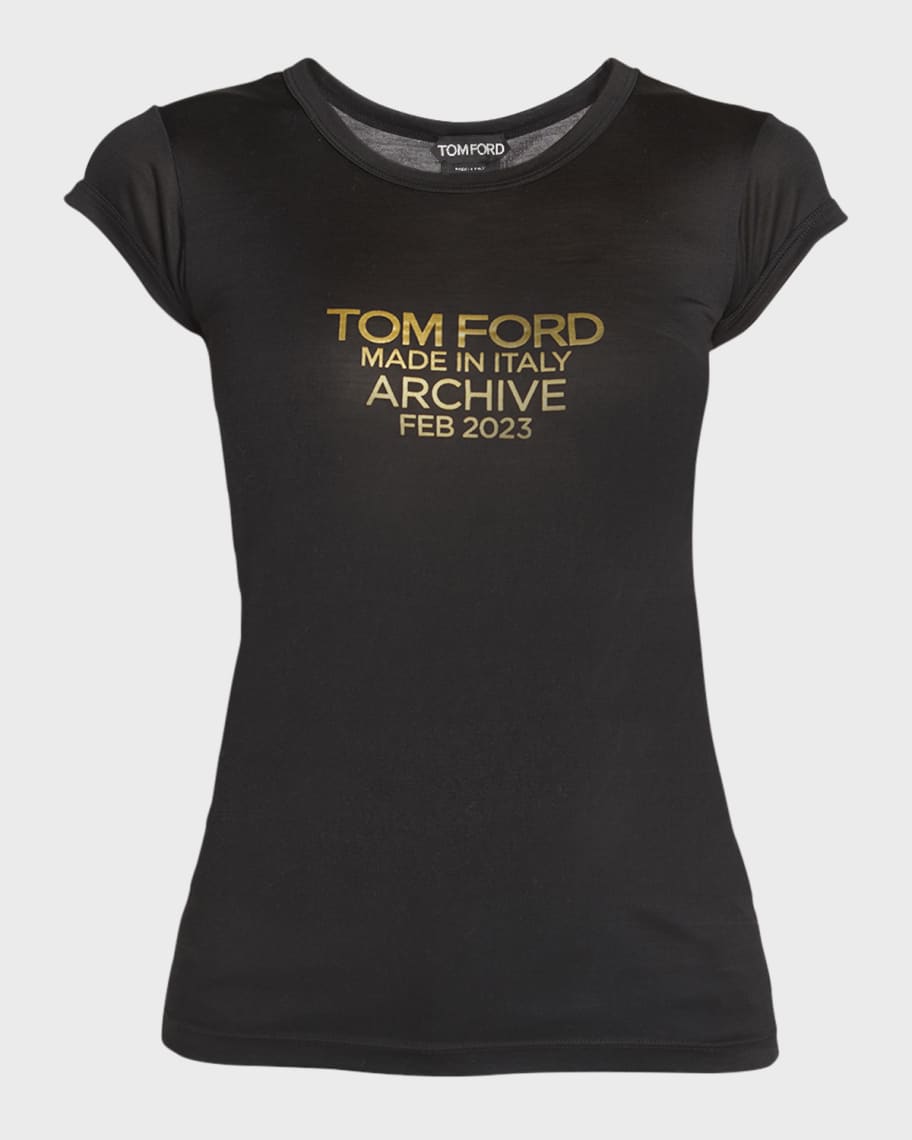 TOM FORD Logo Graphic Short-Sleeve T-Shirt | Neiman Marcus