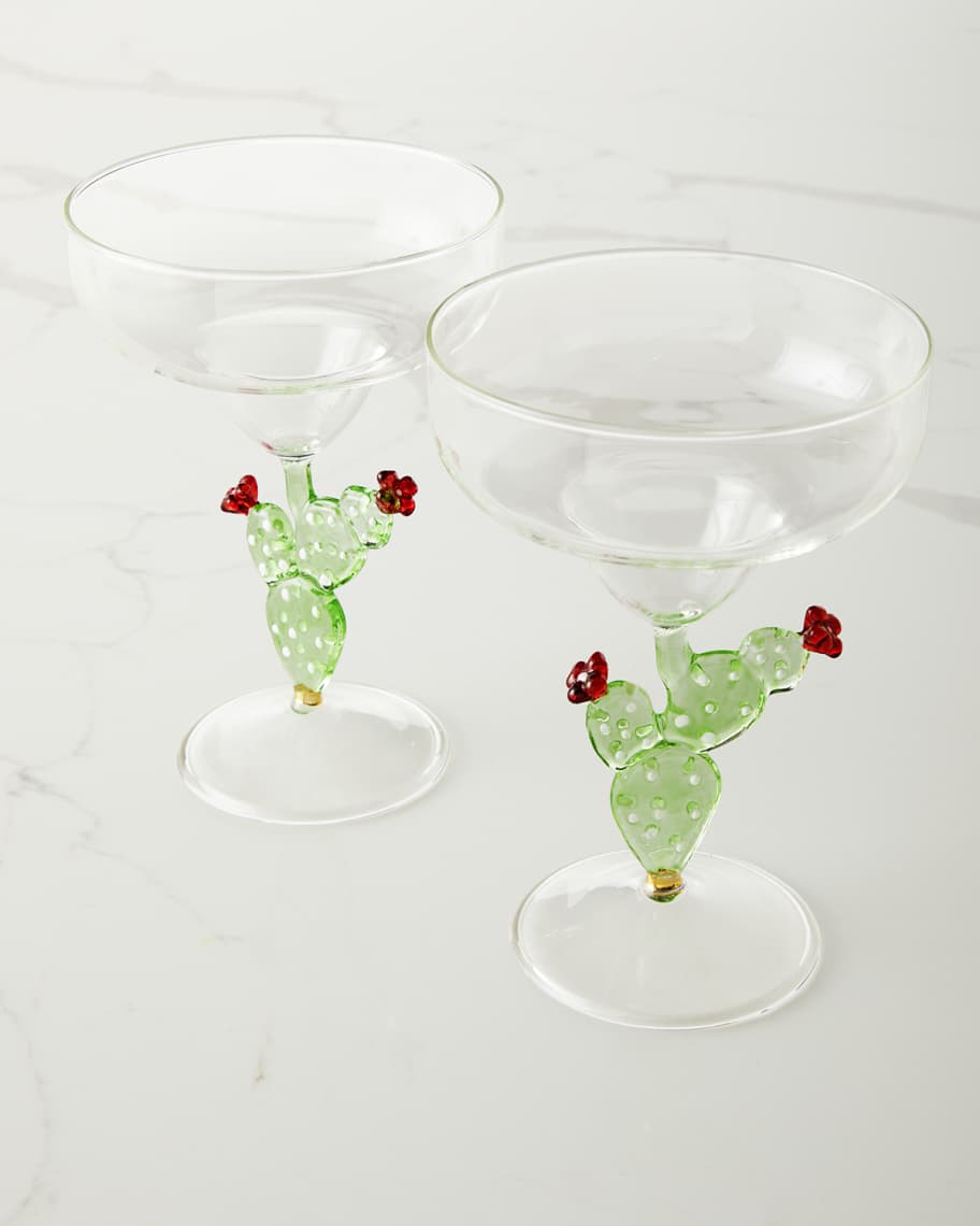 Neiman Marcus Cactus Margarita Glasses, Set of 2 | Neiman Marcus