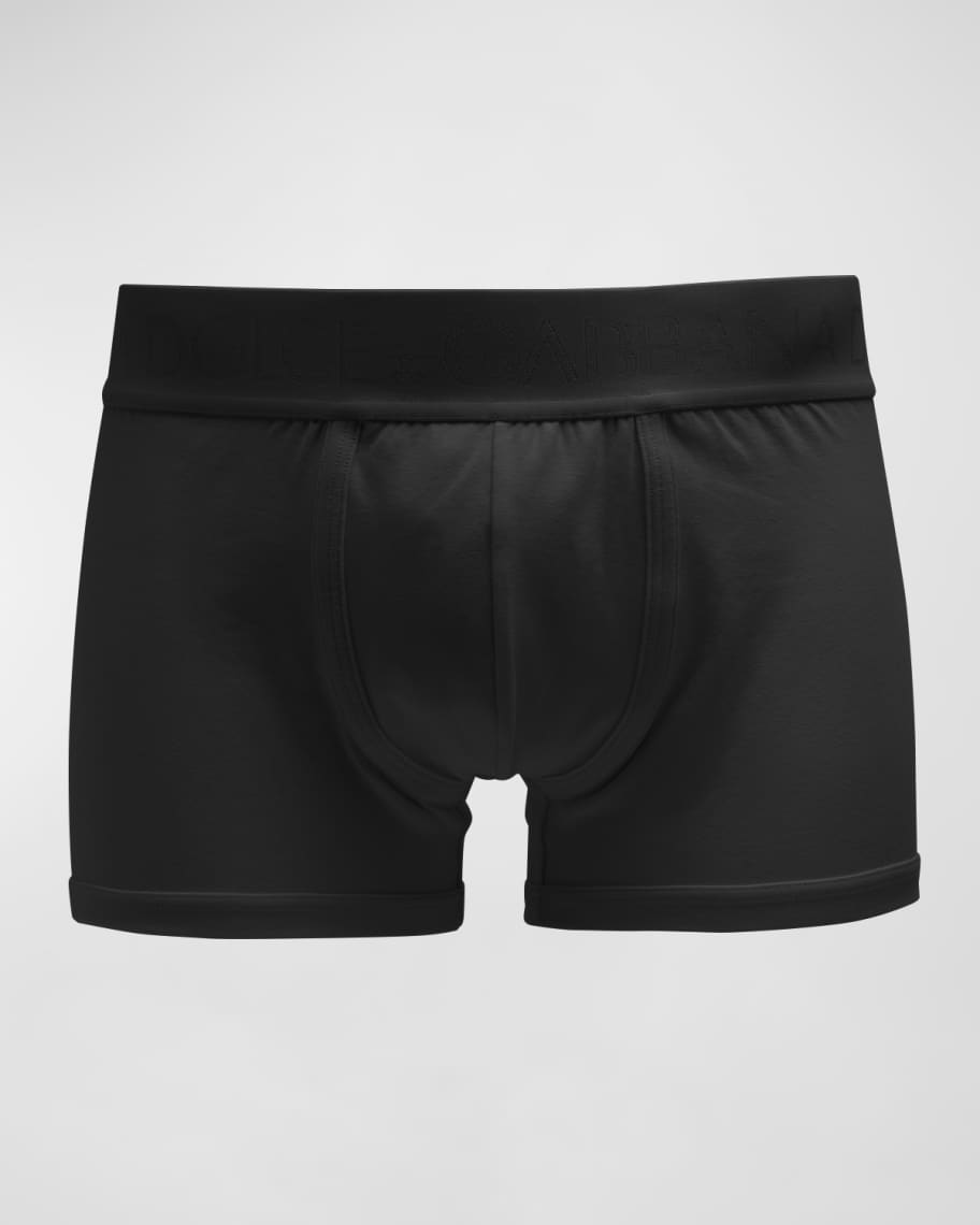 Dolce&Gabbana Men's Tonal Logo Boxer Briefs | Neiman Marcus