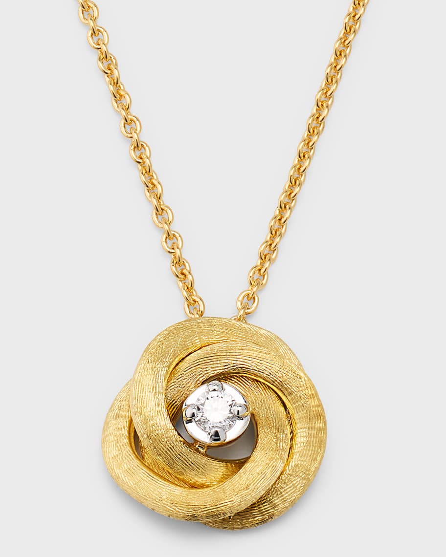 Marco Bicego Jaipur Link 18K Yellow Gold Pendant Necklace with Diamond ...