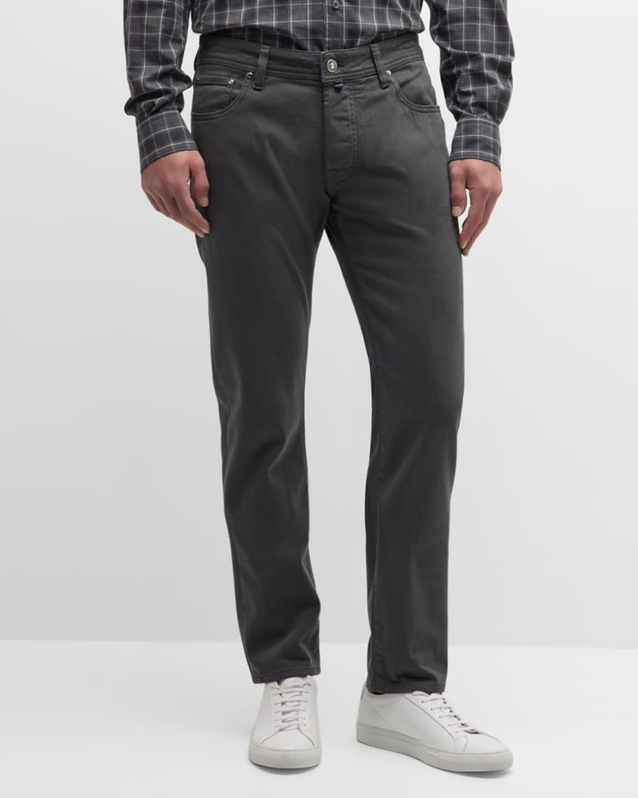 Jacob Cohen Men's Bard Slim-Fit Stretch 5-Pocket Pants | Neiman Marcus