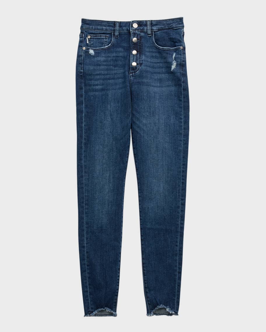DL1961 Girl's Chloe High-Rise Skinny Denim Jeans, Size 7-16 | Neiman Marcus