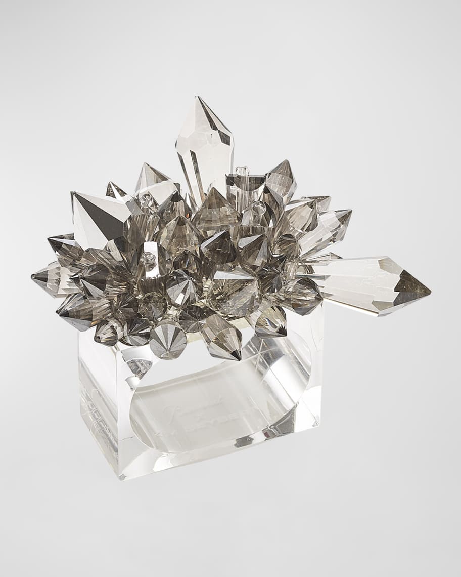 Baccarat x Kim Seybert Zenith Napkin Rings, Set of 4 | Neiman Marcus