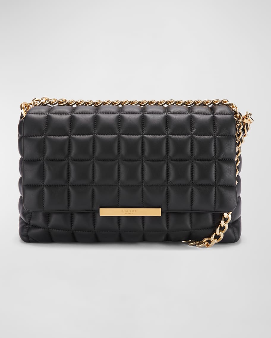 DeMellier Phoenix Large Quilted Chain Shoulder Bag | Neiman Marcus