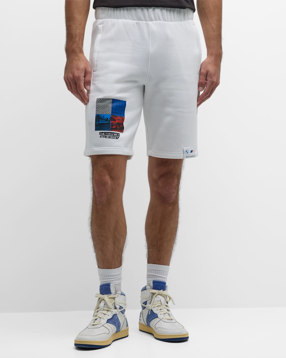Puma Men's BMW MMS Graphic Sweat Shorts | Neiman Marcus