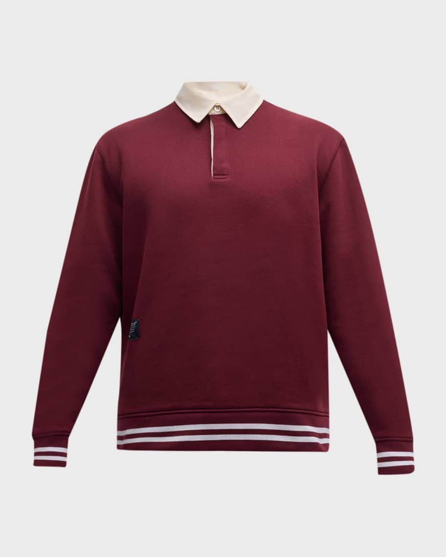 Raleigh Workshop Men's Cotton Rugby Sweatshirt | Neiman Marcus