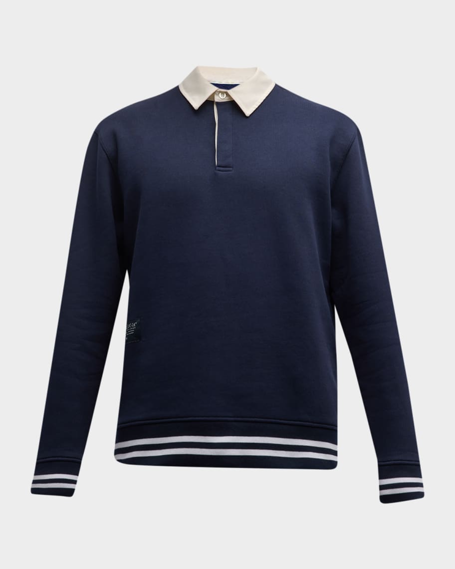 Raleigh Workshop Men's Cotton Rugby Sweatshirt | Neiman Marcus