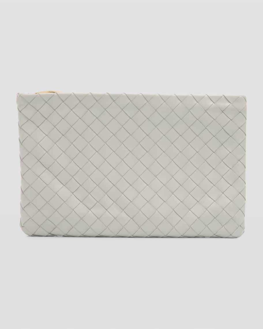Bottega Veneta Lambskin Leather Pouch Bag | Neiman Marcus