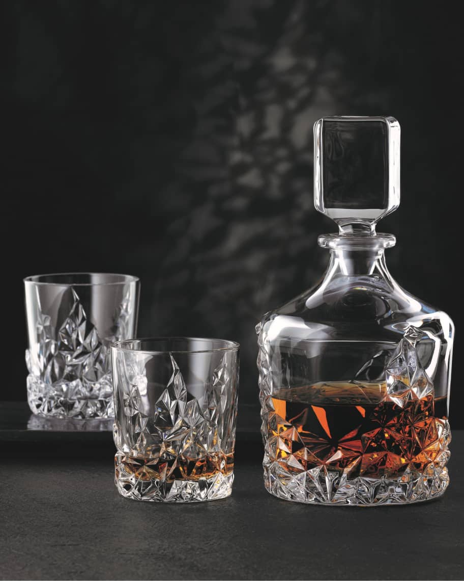 Nachtmann Sculpture 3-Piece Whiskey Set | Neiman Marcus