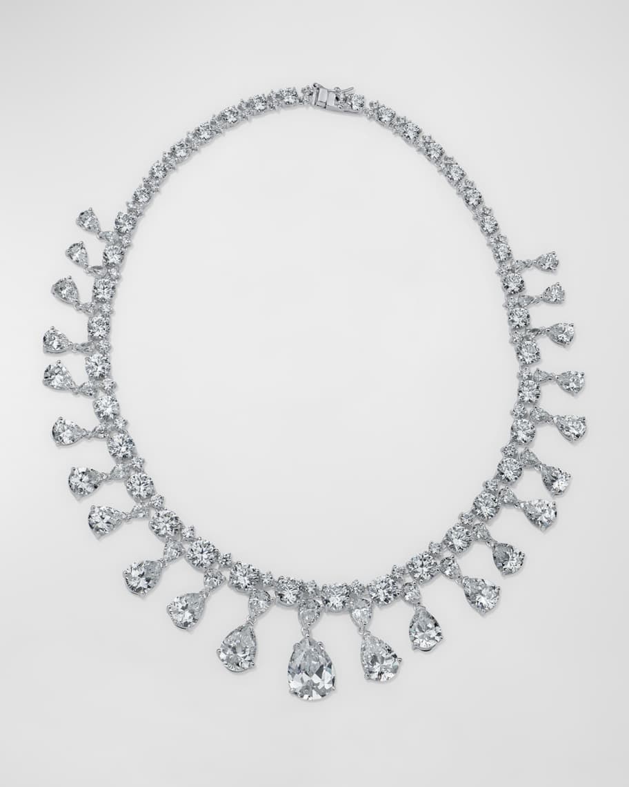 Golconda by Kenneth Jay Lane Vanderbilt Multi-Cut Cubic Zirconia ...